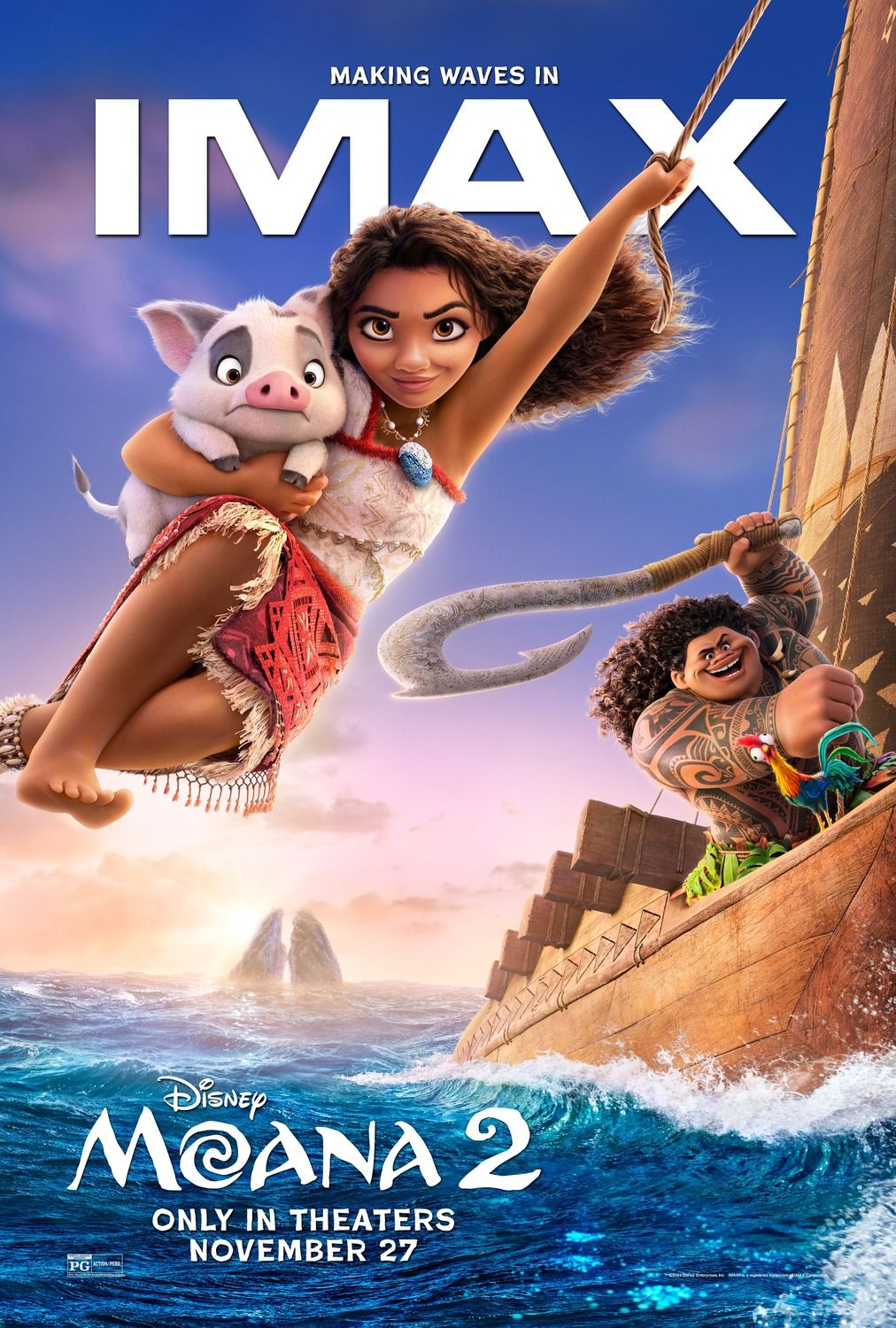 Poster zum Film Vaiana 2 - Bild 8 auf 36 - FILMSTARTS.de