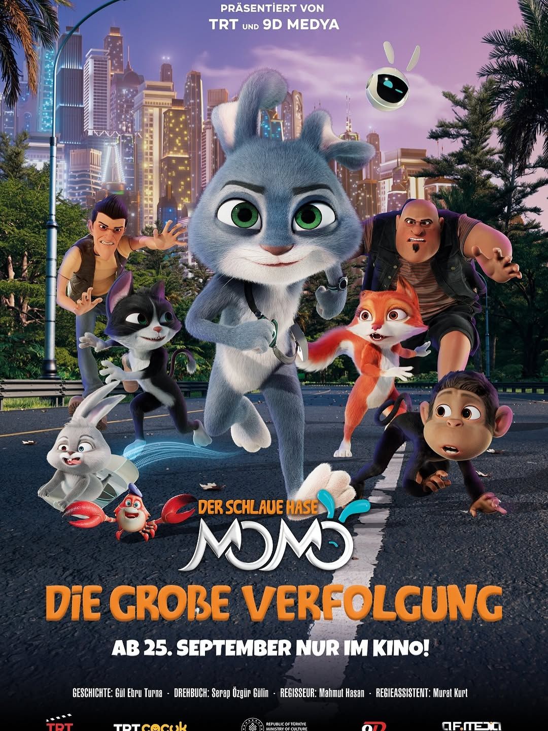 Kinoprogramm für Der schlaue Hase Momo – Die große Verfolgung in Bochum - FILMSTARTS.de