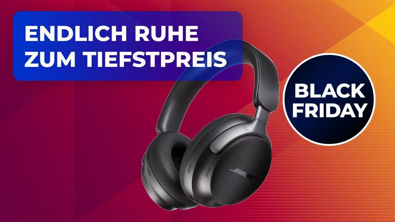 Noise Cancelling und Preis am Limit Fast 50 Prozent Rabatt auf den besten Bose Kopfhorer mit ANC am Black Friday Kino News FILMSTARTS