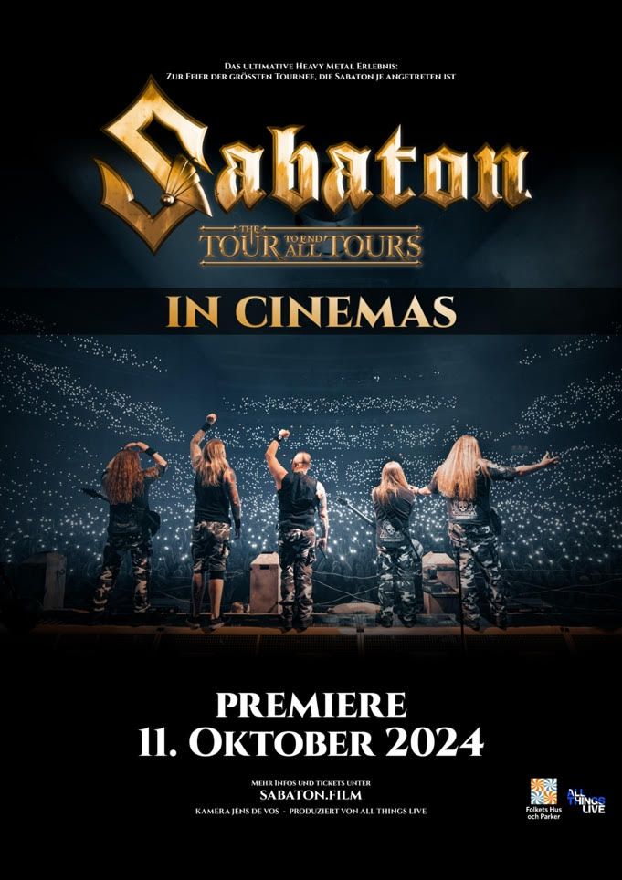 Sabaton - The Tour To End All Tours - Film 2024 - FILMSTARTS.de