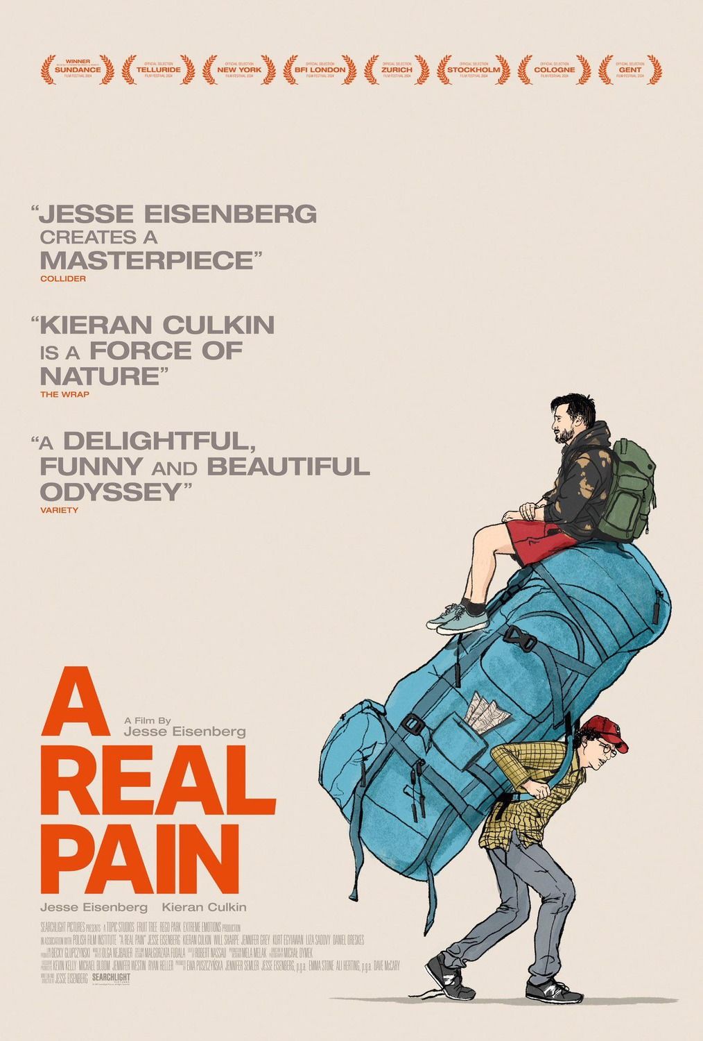 Poster zum Film A Real Pain - Bild 15 auf 17 - FILMSTARTS.de