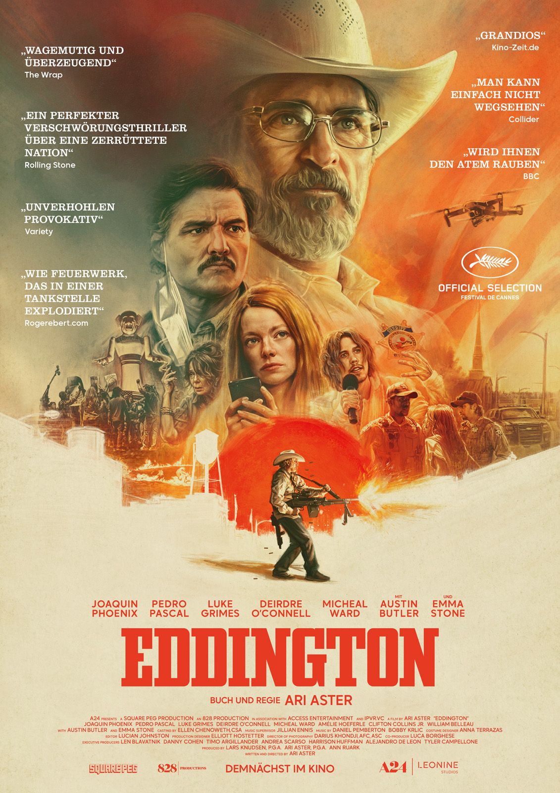 Eddington: schauspieler, regie, produktion - Filme besetzung und stab - FILMSTARTS.de