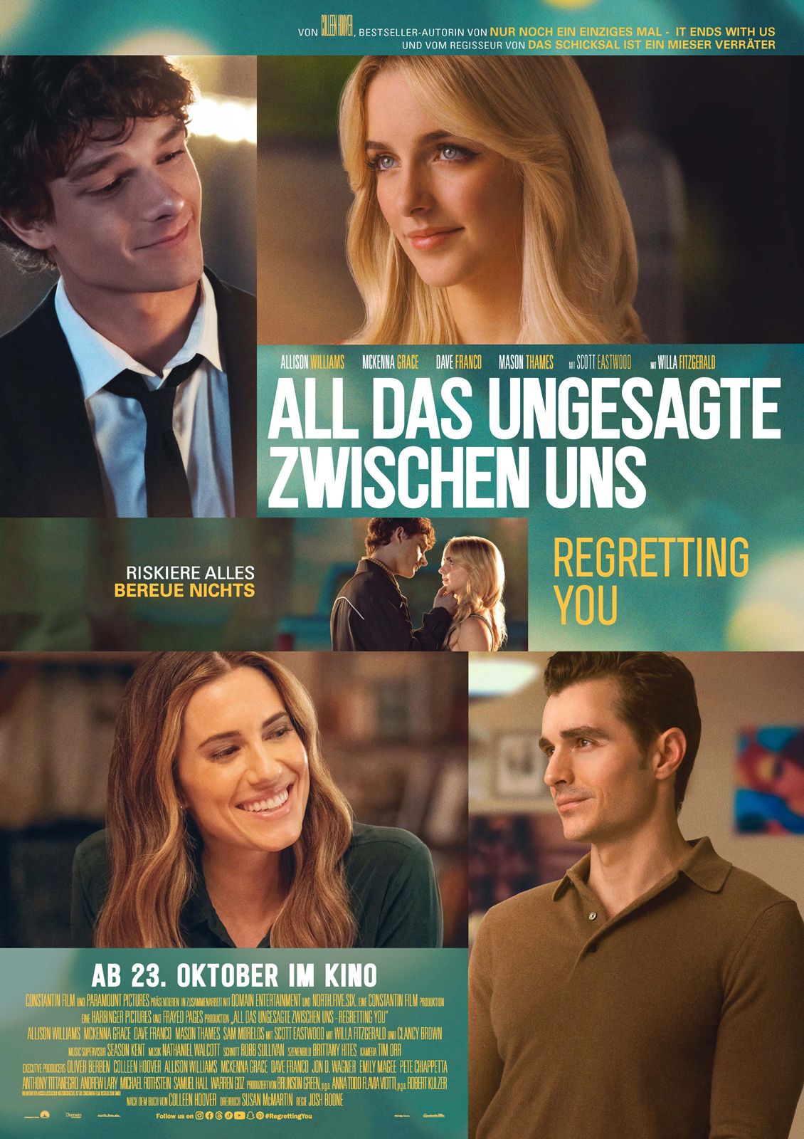 All das Ungesagte zwischen uns - Regretting You: schauspieler, regie ...