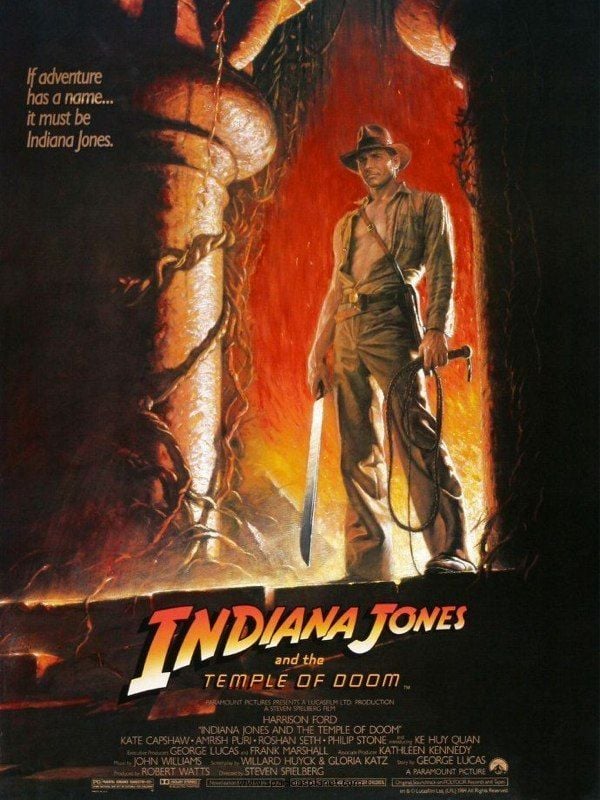Poster zum Film Indiana Jones und der Tempel des Todes - Bild 1 auf 40 ...