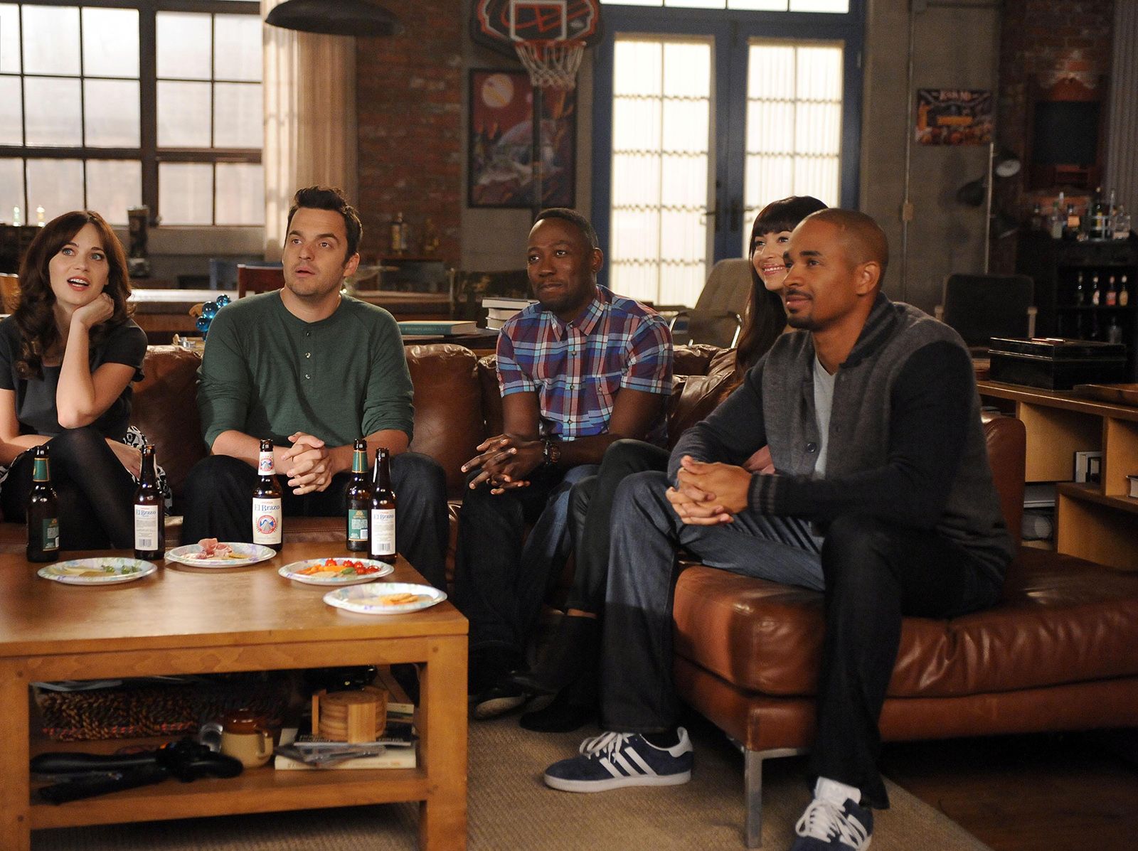 New Girl: New Girl : Bild Lamorne Morris, Jake Johnson, Zooey Deschanel, Hannah Simone, Damon ...