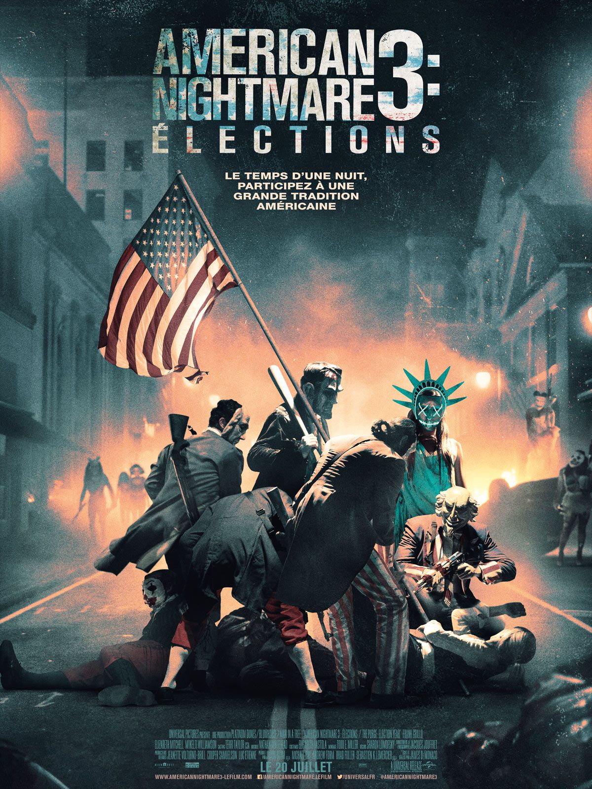 Poster zum Film The Purge 3: Election Year - Bild 1 auf 21 - FILMSTARTS.de