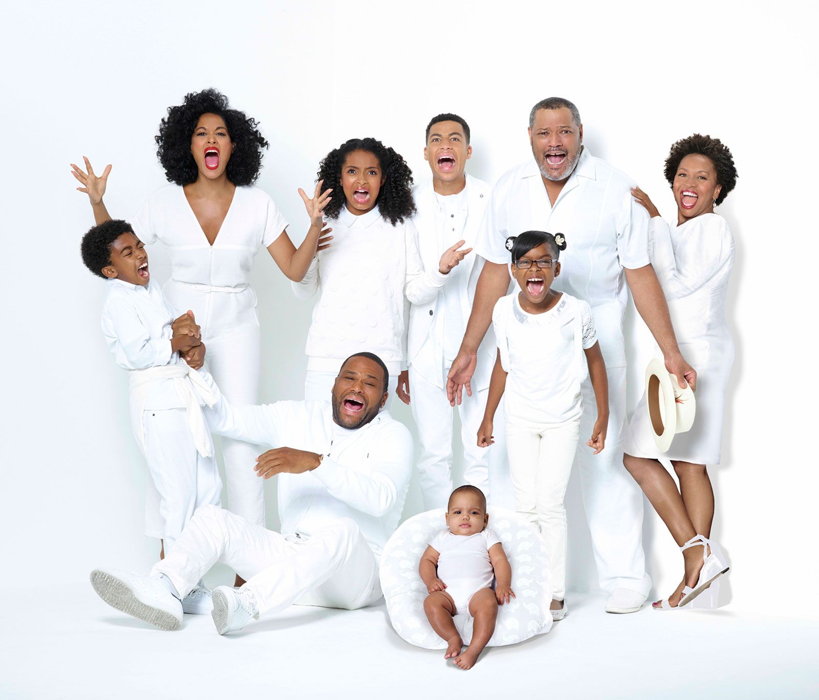 Black-ish: Bild Yara Shahidi, Peter MacKenzie, Laurence Fishburne ...