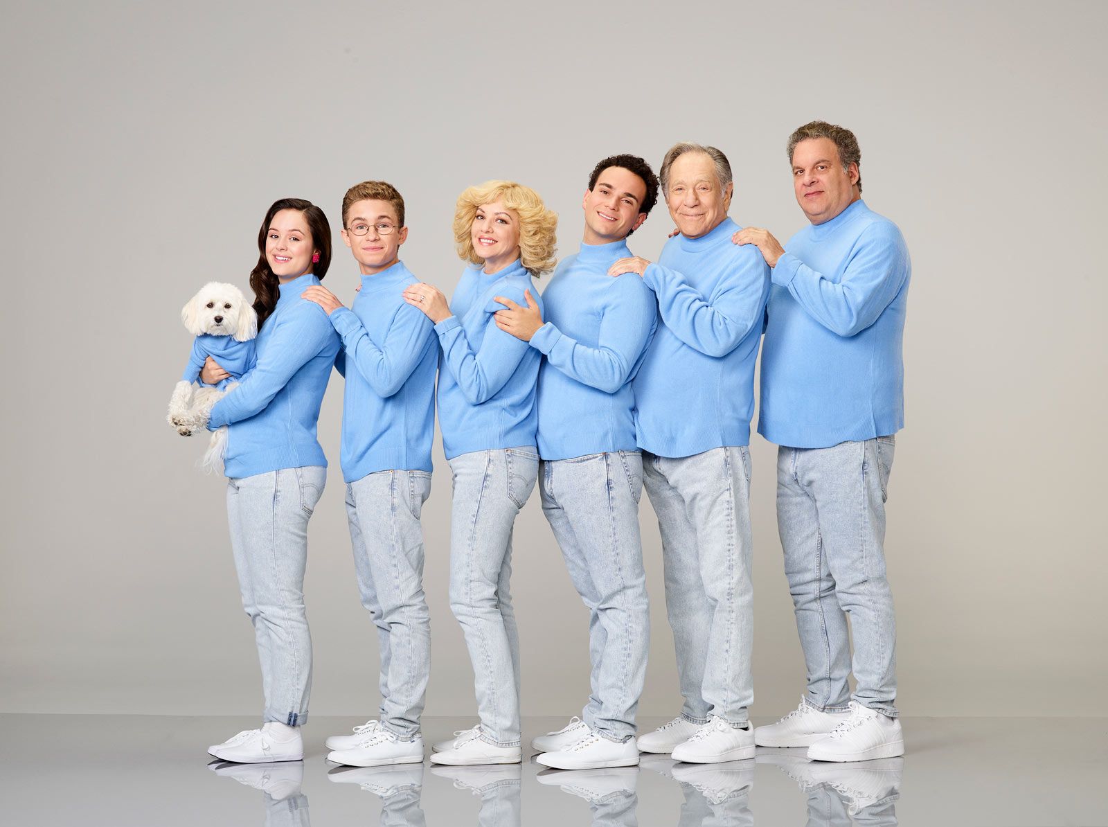 Bild zu Sam Lerner - Bild Jeff Garlin, Sam Lerner, Troy Gentile, Wendi ...