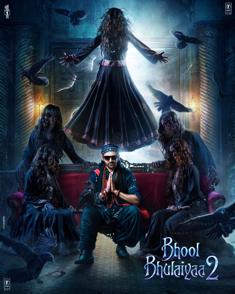 Poster zum Film Bhool Bhulaiyaa 2 - Bild 1 auf 1 - FILMSTARTS.de