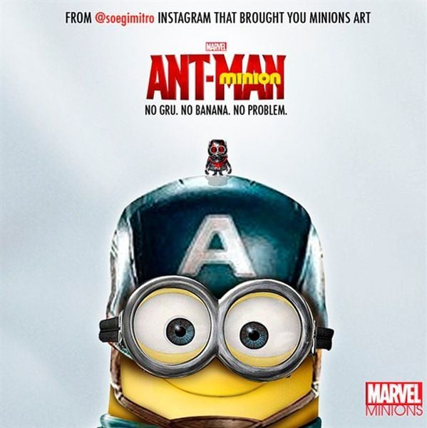 "Ant-Minion": 18 "Ant-Man"-Poster - gekapert von Minions!: Captain ...
